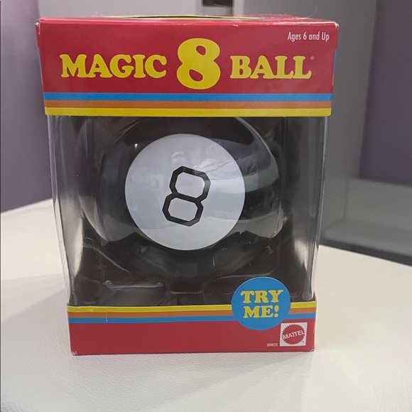 Mattel | Party Supplies | Mattel Magic 8 Ball Black And White | Poshmark